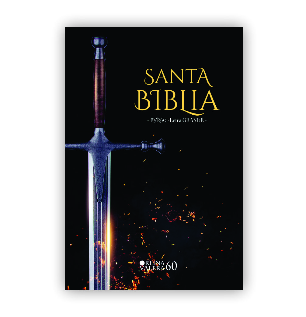 Biblia Espada Letra Grande RV60 Vinilo Negro Manual – Hosanna Producciones