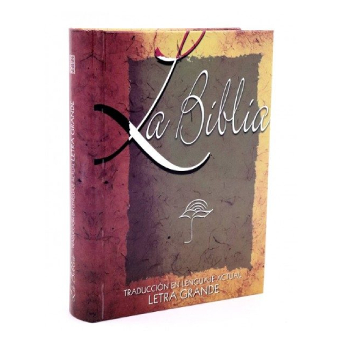 Biblia TLA Color Café Bolsillo 8 Puntos Pasta Dura Letra Grande ...